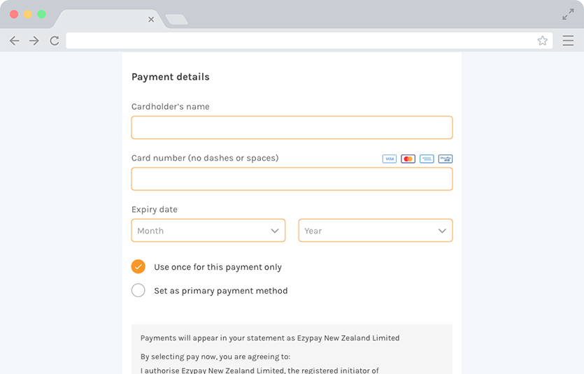 Failed Payment Handling | Features | Ezypay